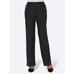 WITT Damen Schlupfhose mit leicht ausgestelltem Bein, schwarz, Gr&ouml;&szlig;e 42