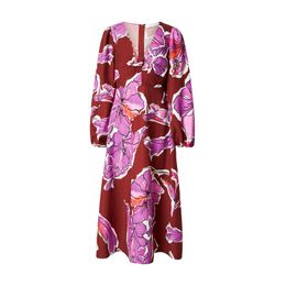 Rich & Royal Rich & Royal Kleid Damen Gr&ouml;&szlig;e 40 orange / magenta / rot / wei&szlig; Sommerkleid