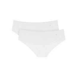 Triumph Damen Hipster "Smart Natural", Gr. 2, wei&szlig;, Single Jersey, Obermaterial: 87% Modal, 13% Elasthan, unifarben, Unterhosen, bequem, weich,