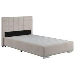Boxspringbett COTTA "Simba", grau (elephant), L:209cm, Komplettbetten, Boxspringbett, wahlweise mit oder ohne Matratze und Topper bestellbar