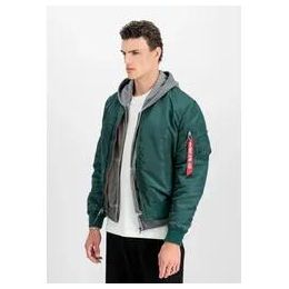 Bomberjacke Alpha Industries "MA-1 VF Vintage Fit 59", Herren, Gr. XXL, gr&uuml;n (force gr&uuml;n), Obermaterial: 100% Nylon; Futter: 100% Nylon; F&uuml;llung: 100% Polyester, Jacken Bomberjacke