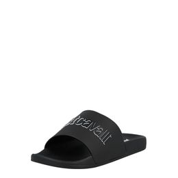 Just Cavalli Pantolette 'FONDO POOL DIS. 01' Damen Gr&ouml;&szlig;e 38 schwarz / wei&szlig;