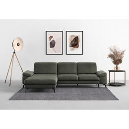 Sit & More Ecksofa SIT & MORE, B:301cm H:84cm T:195cm, gr&uuml;n, 95% Polyester, 5% Polyamid, Wohnzimmer, Sofas, "Cabana L-Form", Recamiere, wahlweise mit