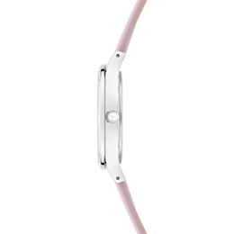 Tamaris Damen Quarzuhr "Romantic Flowers", rosa, Armbanduhren, Armbanduhr, Damenuhr, Lederarmband, analog, Zirkonia (synth.)