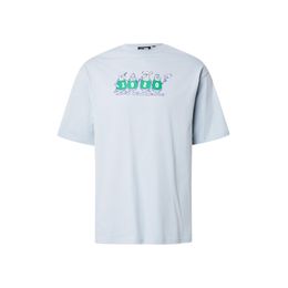 New Era T-Shirt 'NE CHARACTER' Herren Gr&ouml;&szlig;e S pastellblau / gelb / gr&uuml;n / schwarz
