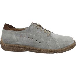 Josef Seibel Damen Schn&uuml;rschuh "Neele 67, grau-kombi", Gr. 37, grau, Obermaterial: 100% Rindsleder Leather cow., Schuhe