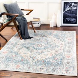 Teppich LIVABLISS, B:160cm H:10mm L:220cm, grau, Kunstfaser, Polyester, Wohnzimmer, Teppiche, "LONDON"