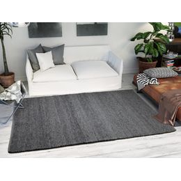 Teppich, B:300cm H:12mm L:400cm, grau, OCI DIE TEPPICHMARKE, Wolle, Wohnzimmer, Teppiche, "FAVORIT, Wendeteppich, auch als L&auml;ufer und Rund",