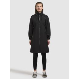 Khujo Damen Kurzmantel "ERTHE", schwarz, Gr. S, unifarben, Web, 100% Polyester, M&auml;ntel