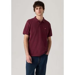 Levi's LEVI'S Herren Poloshirt "LE NEW LEVIS HM POLO"tawny port, Gr. S, unifarben, Piqu&eacute;, Obermaterial: 100% Baumwolle, Shirts, mit kleinem Batwing-Logo