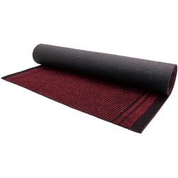L&auml;ufer, B:66cm H:6mm L:1.450cm, rot, PRIMAFLOR-IDEEN IN TEXTIL, Polypropylen (PP), Flur, Teppiche, "Schmutzfangl&auml;ufer MALAGA, Made in Belgium",