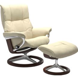 Fu&szlig;hocker stressless, B:55cm H:41cm T:39cm, beige, Leder BATICK: BATICK ist ein leicht korrigiertes, durchgef&auml;rbtes und genarbtes M&ouml;belleder, bei dem