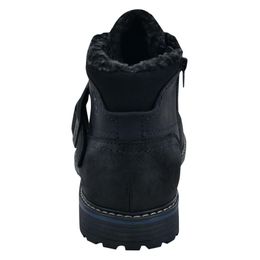 Bugatti Herren Winterboots, Gr. 40, schwarz, Lederimitat, Schuhe, Boots, Schn&uuml;rboots, Workerboots mit Innenrei&szlig;verschluss
