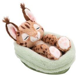 Nici Kinder Kuscheltier "Sleeping Pets, Karakal, 12 cm"braun, B:8cm H:12cm L:7cm, Pl&uuml;schfiguren, im K&ouml;rbchen