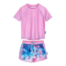 Playshoes UV-Schutz M&auml;dchen Gr&ouml;&szlig;e 98/104 blau / kobaltblau / orchidee
