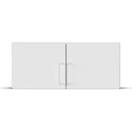 Aufsatzschrank Rauch, B:91cm H:39cm T:54cmalpinwei&szlig;, griffe wei&szlig;, Holzwerkstoff, Schr&auml;nke, "Gamma", f&uuml;r eine maximale Nutzung der Deckenh&ouml;he, viele