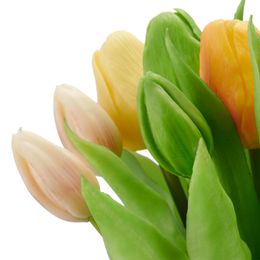 Kunsttulpe Creativ green, H:30cm, bunt, Kunststoff, Kunstpflanzen, "Tulpenbund", aus 12 Einzelstielen