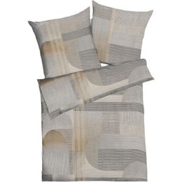 Bettw&auml;sche Kaeppel, gelb, Mako-Satin, Obermaterial: 100% Baumwolle, Bettw&auml;sche, "Taylor"