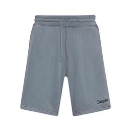 DROPSIZE Herren Sweatshorts "Dropsize Herren Dropsize Heavy Embo Sweatshorts"washed grau, Gr. S, 70% Baumwolle, 30% Polyester, Hosen
