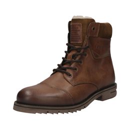 Bugatti Herren Winterboots, Gr. 41cognac, Leder, used, Schuhe, Schn&uuml;rstiefel, Herrenboots mit Warmfutter