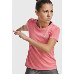 Under Armour Kinder Trainingsshirt "UA TECH SSC"bittersweet pink,, wei&szlig;, Gr. XL, Obermaterial: 100% Polyester, Shirts, lockere Passform, kurze &Auml;rmel,
