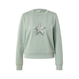 Only Sweatshirt 'ONLMARCY' Damen Gr&ouml;&szlig;e XS hellgr&uuml;n / silber