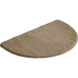 Badematte OTTO HOME, H:20mm, beige, Polyester, Badematten, "Inga, Badezimmer Teppich, Badvorleger", Badteppich, unifarben, weich, als halbrund und
