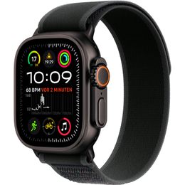 Apple Smartwatch "Watch Ultra 2 (2024) GPS + Cellular", 49,mit eSIM, S/M, Trail Loop, schwarz, Smartwatches
