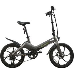 SACHSENRAD E-Bike "F11 Pro MagPuma mit Transporttasche", 35,5cm, 20 Zoll (50,80cm)anthrazit, Elektrofahrr&auml;der, mit Transporttasche, R&uuml;ckspiegel,