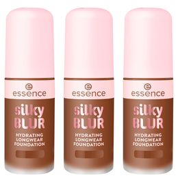 Essence Damen Foundation "SILKY BLUR HYDRATING LONGWEAR FOUNDATION", 90ml310, Teint-Kosmetika