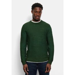 OLYMP Herren Strickpullover "OLYMP Casual Strick"grau, gr&uuml;n, Gr. XXXL, 100% Baumwolle, Pullover
