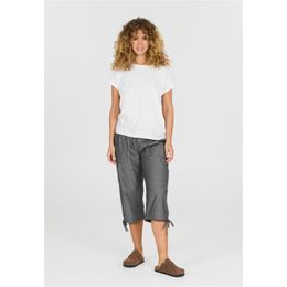 CRUZ Damen Caprihose "Emmy", blau, Gr. 36, unifarben, 100% Baumwolle, Hosen, mit elastischem Taillenbund
