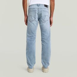 G-Star Raw G-STAR Herren Straight-Jeans "Mosa Straight", blau, Gr. 32, Denim/Jeans, Obermaterial: 99% Baumwolle, 1% Elasthan, Jeans, mit hellen N&auml;hten