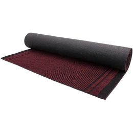L&auml;ufer, B:66cm H:6mm L:2.200cm, rot, PRIMAFLOR-IDEEN IN TEXTIL, Polypropylen (PP), Flur, Teppiche, "Schmutzfangl&auml;ufer MALAGA, Made in Belgium",