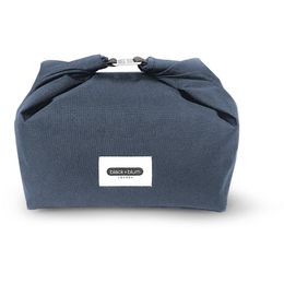 BLACK+BLUM Lunchbox "Lunchbag", B:15cm H:31cm, blau, Lebensmittelaufbewahrungsbeh&auml;lter, recyceltes PET, wasserabweisend, 670 ml