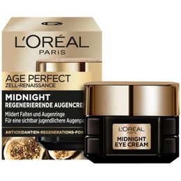 L'Or&eacute;al L'OR&Eacute;AL PARIS Damen Augenserum "AGE PERFECT ZELL-RENAISSANCE MIDNIGHT AUGENCREME", 15ml, transparent, Augenpflegemittel, mit optimal angepasster