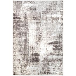 Teppich OTTO HOME, B:80cm H:9mm L:400cm, wei&szlig;, Kunstfaser, Wohnzimmer, Teppiche, "Salsa", mit besonders weichem Flor, Kurzflor, im Vintage-Look,