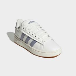 Damen Sneaker "GRAND COURT ALPHA 00S", adidas Sportswear, Gr. 40,5core wei&szlig;, silber violet, gum10, Synthetik, Schuhe