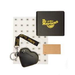 Dr. Martens Herren Schl&uuml;sseltasche "Heart Purse"schwarz, Leder, Kleinlederwaren, Mini Portemonnaie, Purse in Herz-Form, Schl&uuml;sselanh&auml;nger