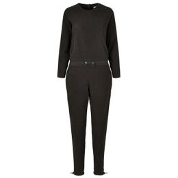 Urban Classics Damen Jumpsuit "Urban Classics Damen Ladies Polar Fleece Jumpsuit"schwarz, Gr. XL, unifarben, 100% Polyester, Overalls