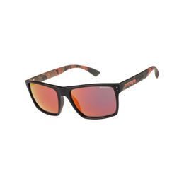 Superdry Herren Sonnenbrille "Modell 996054"schwarz, orange, gemustert, matt, Sonnenbrillen, Form Karree/Eckig, Logoschriftzug auf B&uuml;gel,