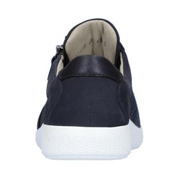 Waldl&auml;ufer WALDL&Auml;UFER Damen Schn&uuml;rschuh "M-IRA-Soft", Gr. 4, blau, Nubukleder, Textil, Schuhe, Freizeitschuh, Halbschuh, Komfortschuh in Schuhweite M (extra