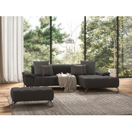 Sit & More Ecksofa SIT & MORE, B:290cm H:79cm T:185cm, grau, Wohnzimmer, Sofas, "Cool L-Form", wahlweise mit Kopfteilverstellung und Vorziehsitz, motorisch