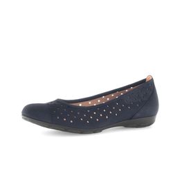 Gabor Damen Ballerina "Sportliche Ballerina", Gr. 46blau, Schuhe