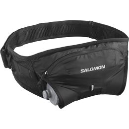 Salomon Damen Laufg&uuml;rtel "CROSS BELT 1 BOTTLE", schwarz, Obermaterial: 100% Polyamid, G&uuml;rtel, f&uuml;r Erwachsene, mit praktischem Verschluss zum