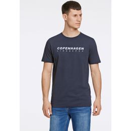 LINDBERGH Herren Kurzarmshirt "T-Shirt (Kurzarm) Relaxed Fit", wei&szlig;, Gr. XL, unifarben, Obermaterial: 100% Baumwolle, Shirts