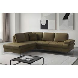 Sit & More Ecksofa SIT & MORE, B:238cm H:83cm T:202cmolive, Wohnzimmer, Sofas, "Morris Jubi, Ottomane, Breite 238 cm", mit Armteilfunktion, wahlweise mit