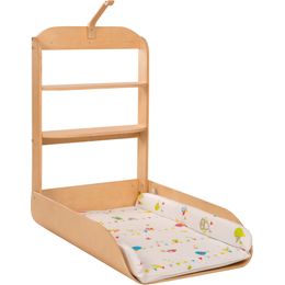 Roba Baby Wickelregal "Waldhochzeit mit 2 B&ouml;den", beige, Wickeltische