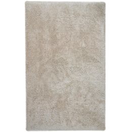 Hochflor-Teppich OTTO HOME, B:60cm H:53mm L:90cmbeige, Kunstfaser, Teppiche, "Micro Shaggy, aus weicher Mikrofaser", weich, flauschig, Uni-Farben,