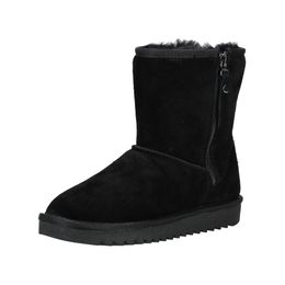 Ara Damen Snowboots "Ara Stiefel Veloursleder", Gr. 38, schwarz, Veloursleder, Schuhe